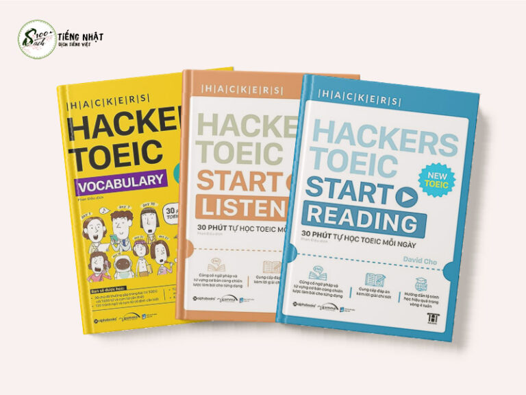 Combo Hacker TOEIC Bứt Phá Điểm Số: Hackers TOEIC Vocabulary + Hackers TOEIC Start Reading ...